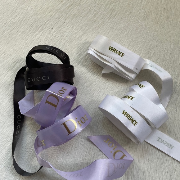 GUCCI, DIOR , VERSACE | Other | Gucci Dior Versace Ribbons | Poshmark